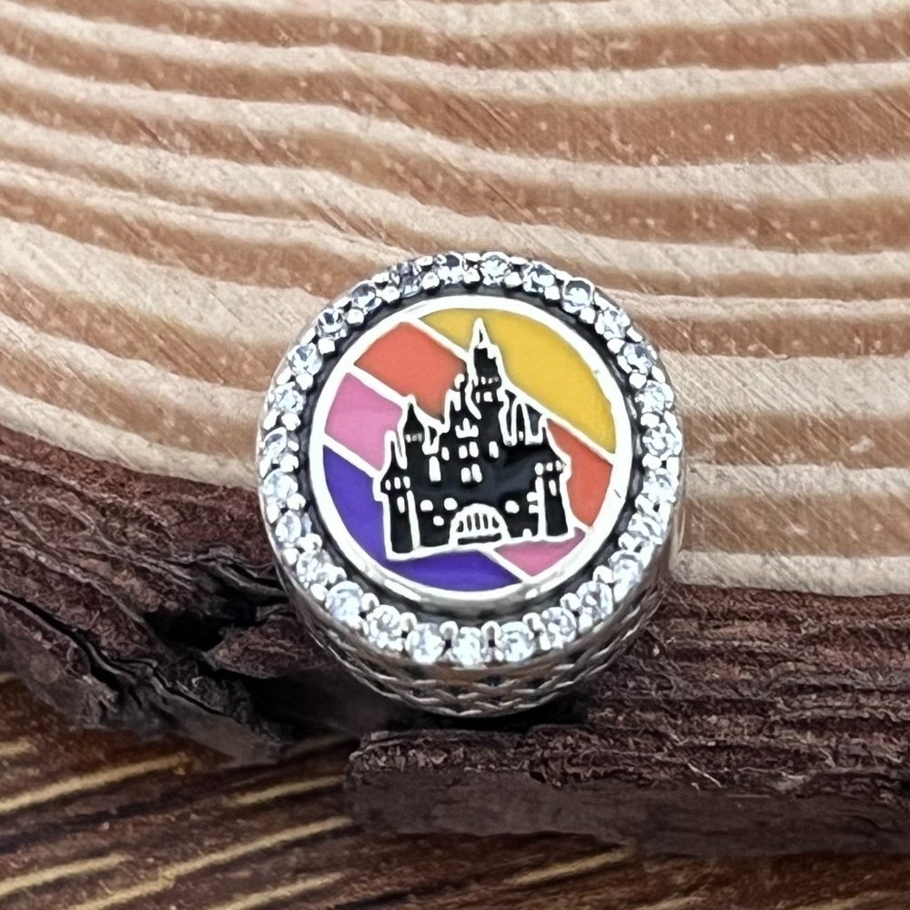 Pandora Magic Key Disneyland Fantasy Castle Charm - Gem